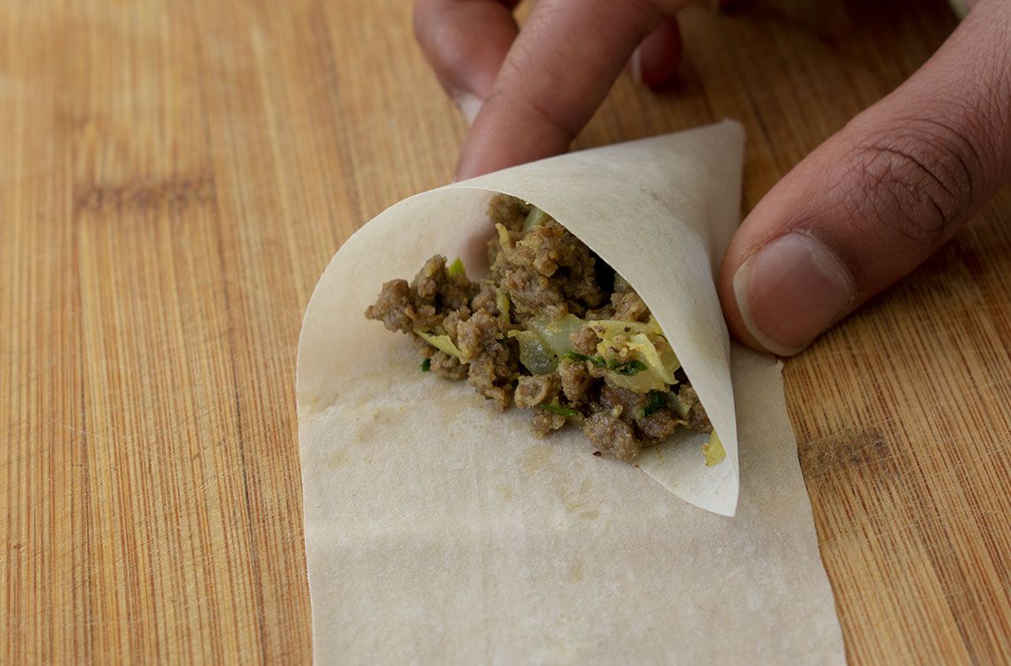 Meat Samosa - Spice and Colour